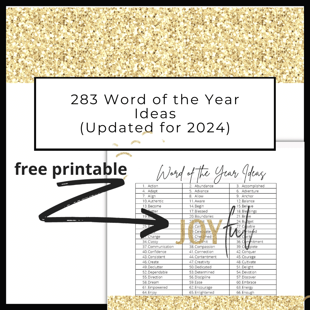 297 Word of the Year Ideas (Updated for 2025)